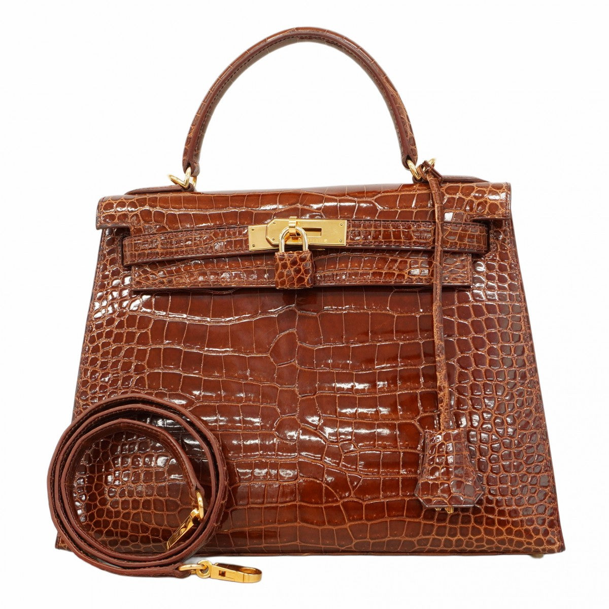 6ab0942-g】エルメス ハンドバッグ ケリー28 ポロサス ミール ゴールド