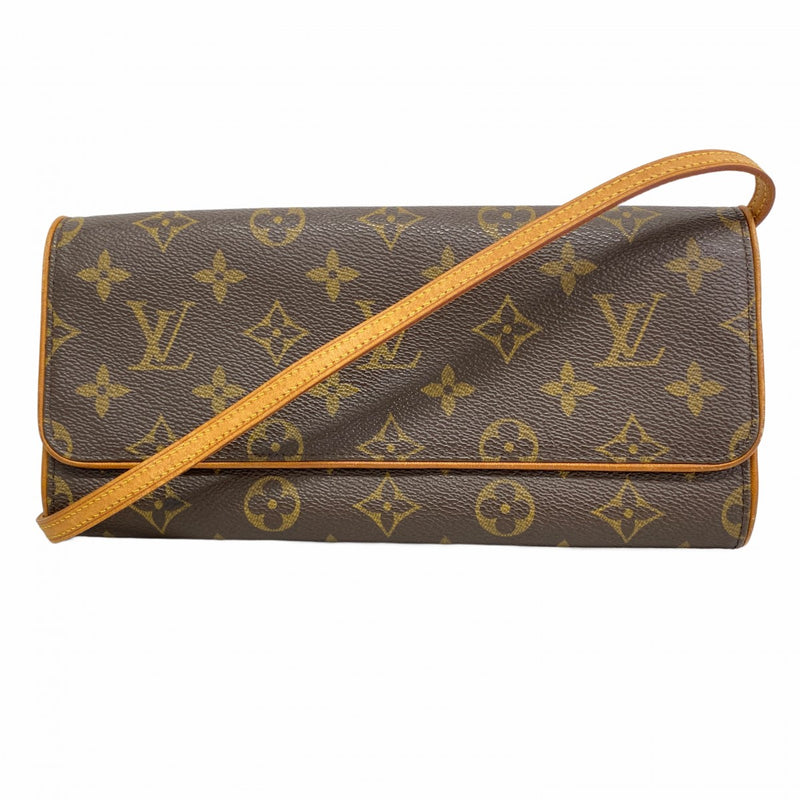 6ab0675】ルイヴィトン ショルダーバッグ モノグラム ポシェットツイン