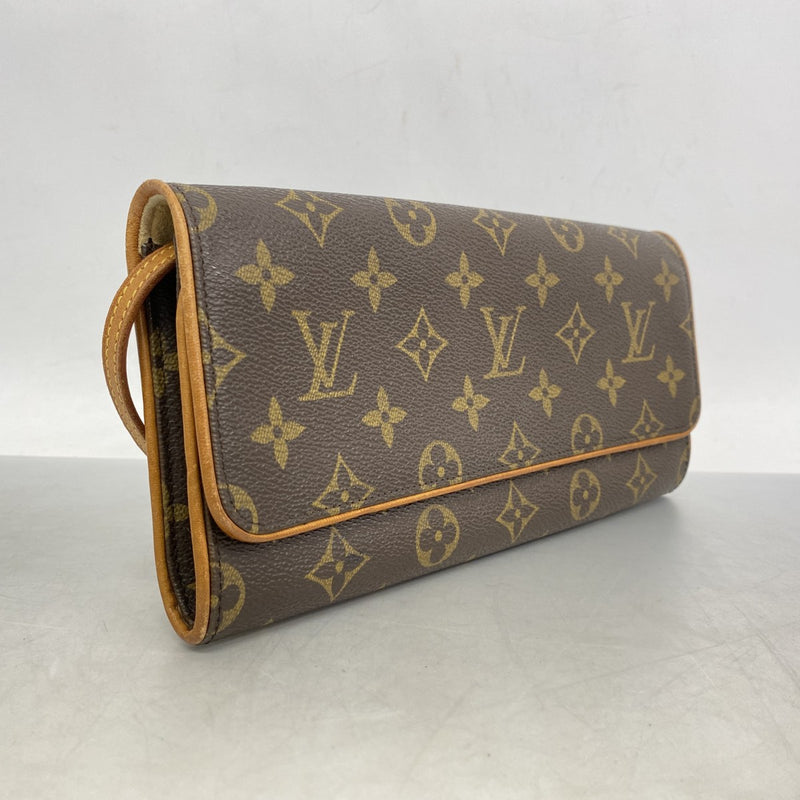 6ab0675】ルイヴィトン ショルダーバッグ モノグラム ポシェットツイン